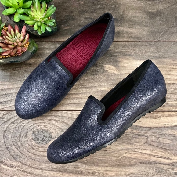 Munro | Shoes | New Munro Barb Smoking Flats Skimmer Loafer Blue | Poshmark